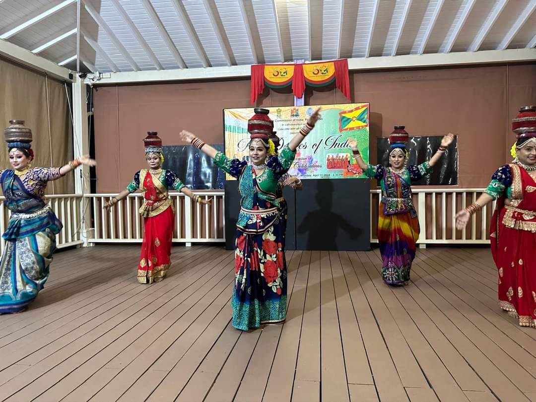 Bhojpuri folk dance troupe sponsored by Indian Council of Cultural ...